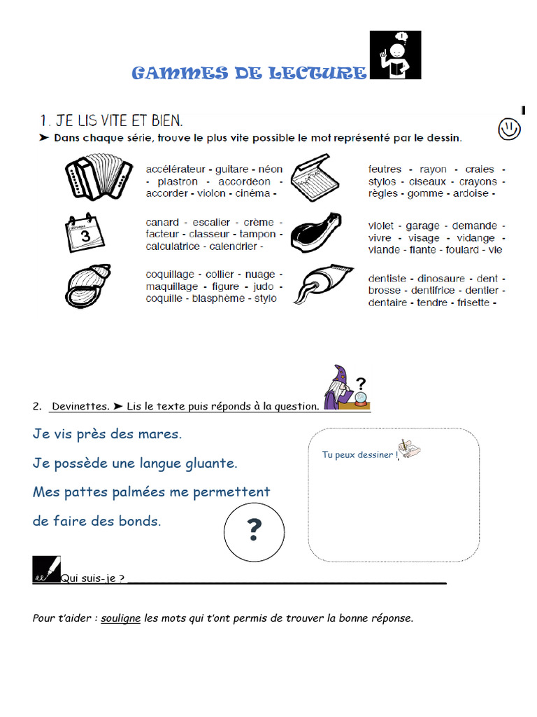 Activités Ludiques de Lecture pour Enfants | PDF | Tortue | Chats