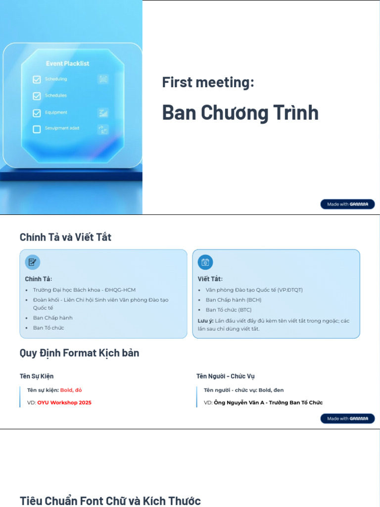First Meeting | PDF
