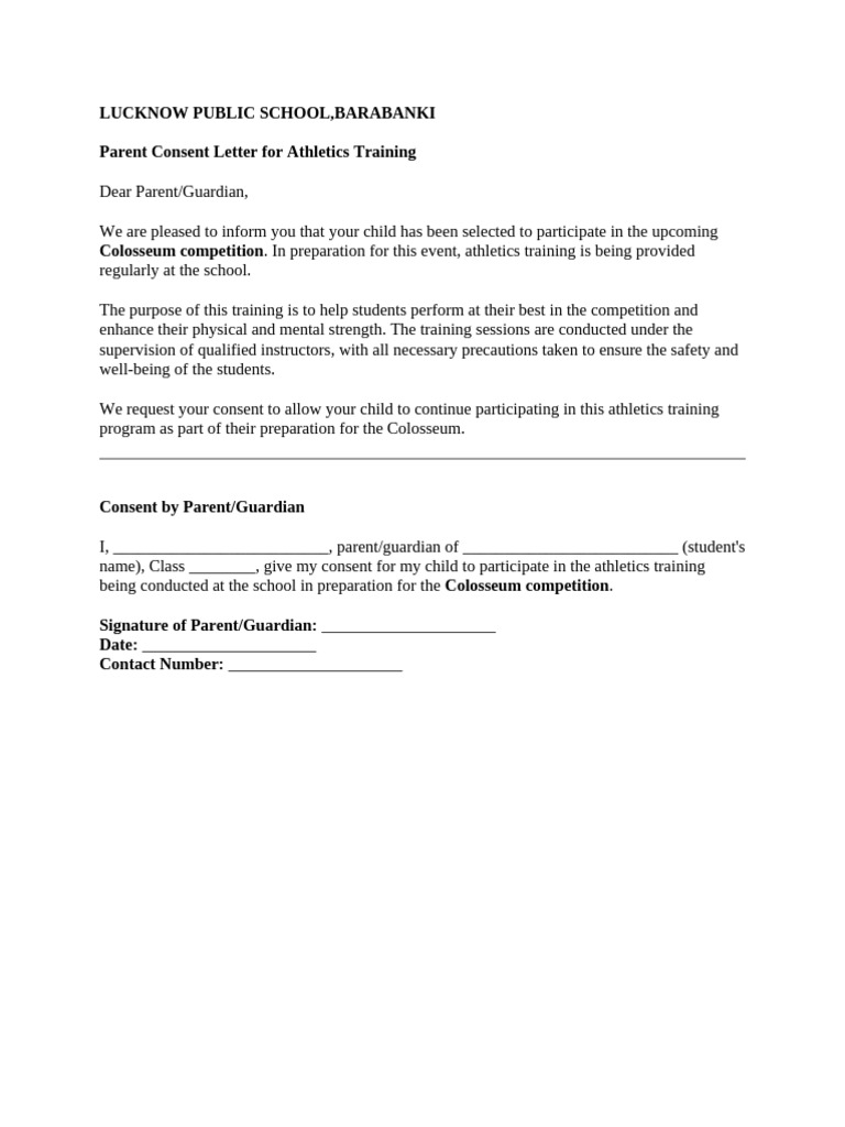 School Consent Form | PDF