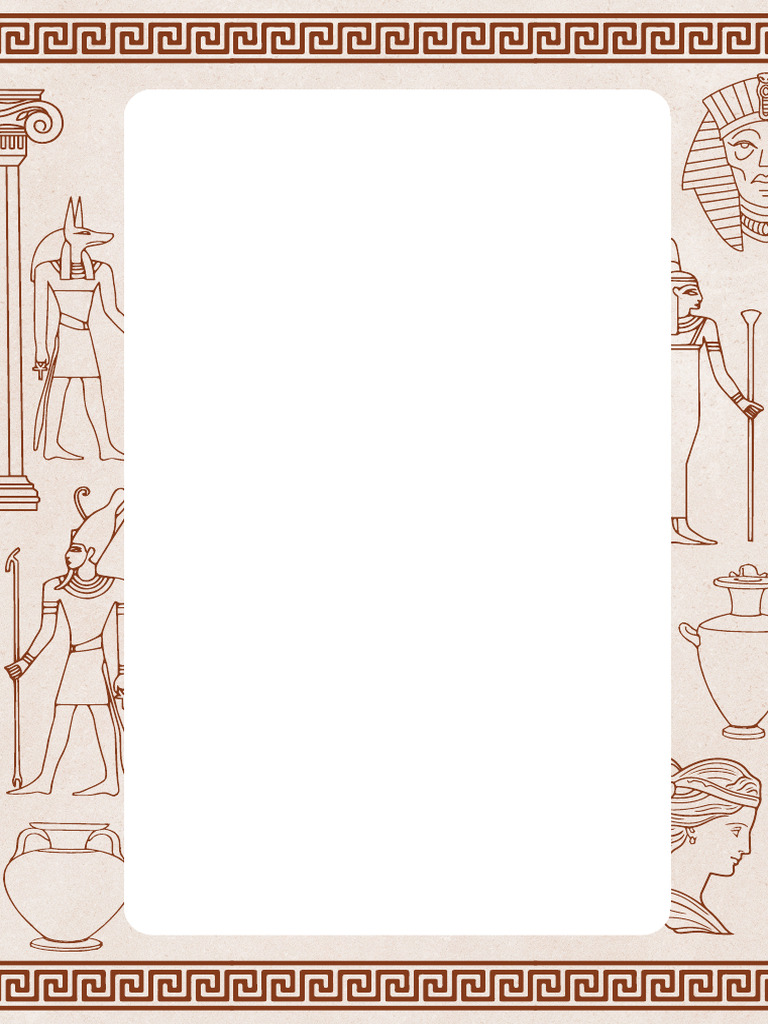 Brown Ancient Symbols History Project Border | PDF