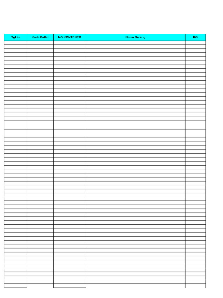 Pallet Inventory and Product Data | PDF | Pallet | Foods