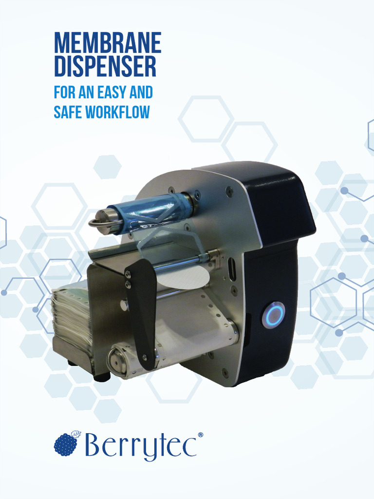 Membrane Filter Dispenser - E | PDF | Filtration | Membrane Technology