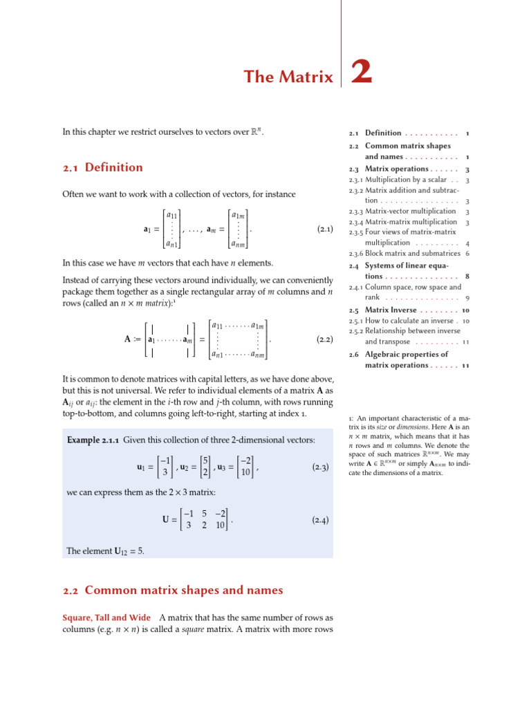 CS 70 Course Notes 2 Matrix | PDF | Matrix (Mathematics) | Linear Map