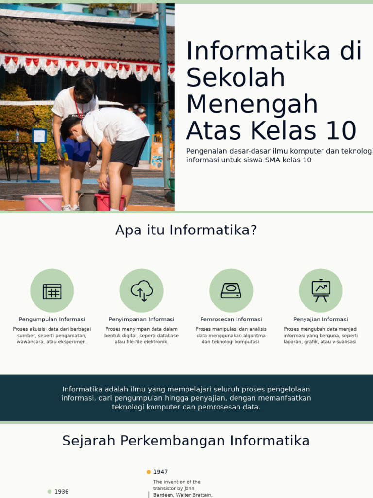 BAB 2 Informatika Di Sekolah Menengah Atas Kelas 10 Lanjut 2 | PDF