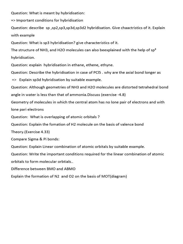 Chap 4 CB Assignment Chemistry | PDF