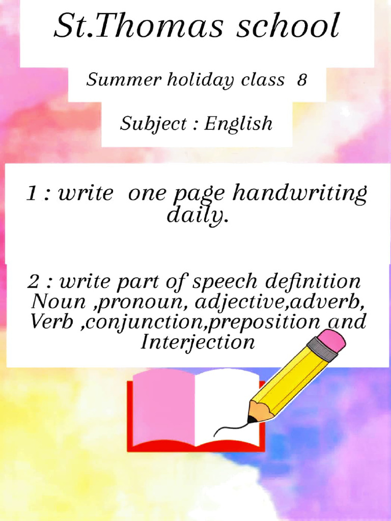 English Parts of Speech Guide | PDF | Adverb | Adjective