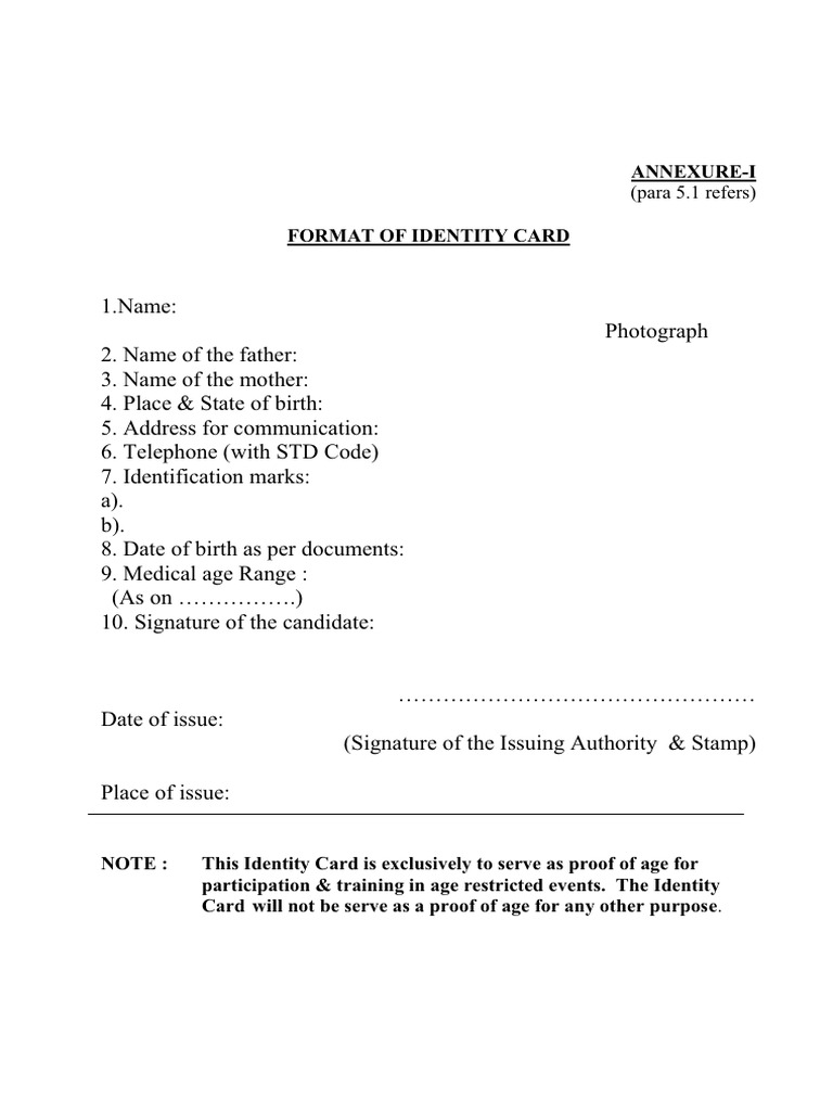 Age Estimation Format Junior and Youth | PDF | X Ray | Identity Document