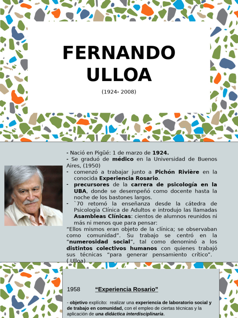 Fernando Ulloa | PDF | Sicología