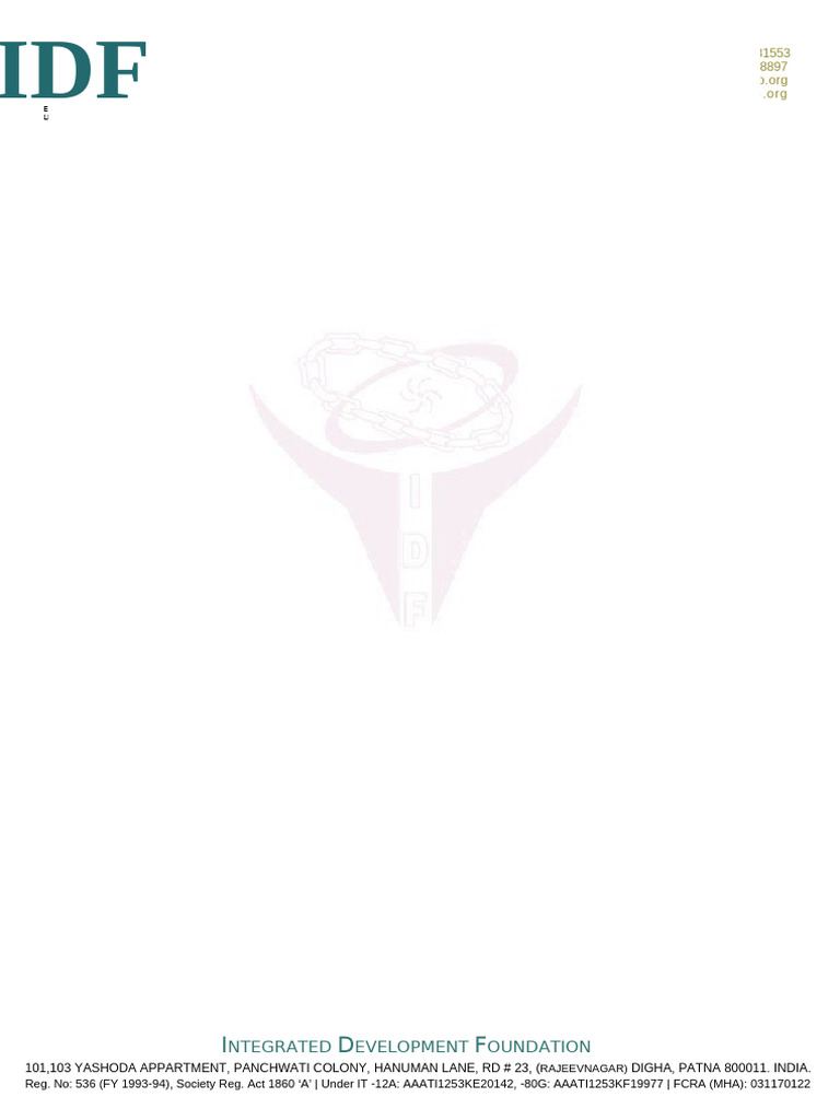 IDF Letter Head (New) Empty | PDF