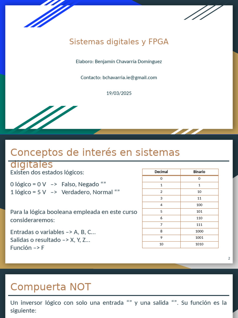 Sistemas Digitales y FPGA | PDF | Puerta lógica | Arreglos de ...