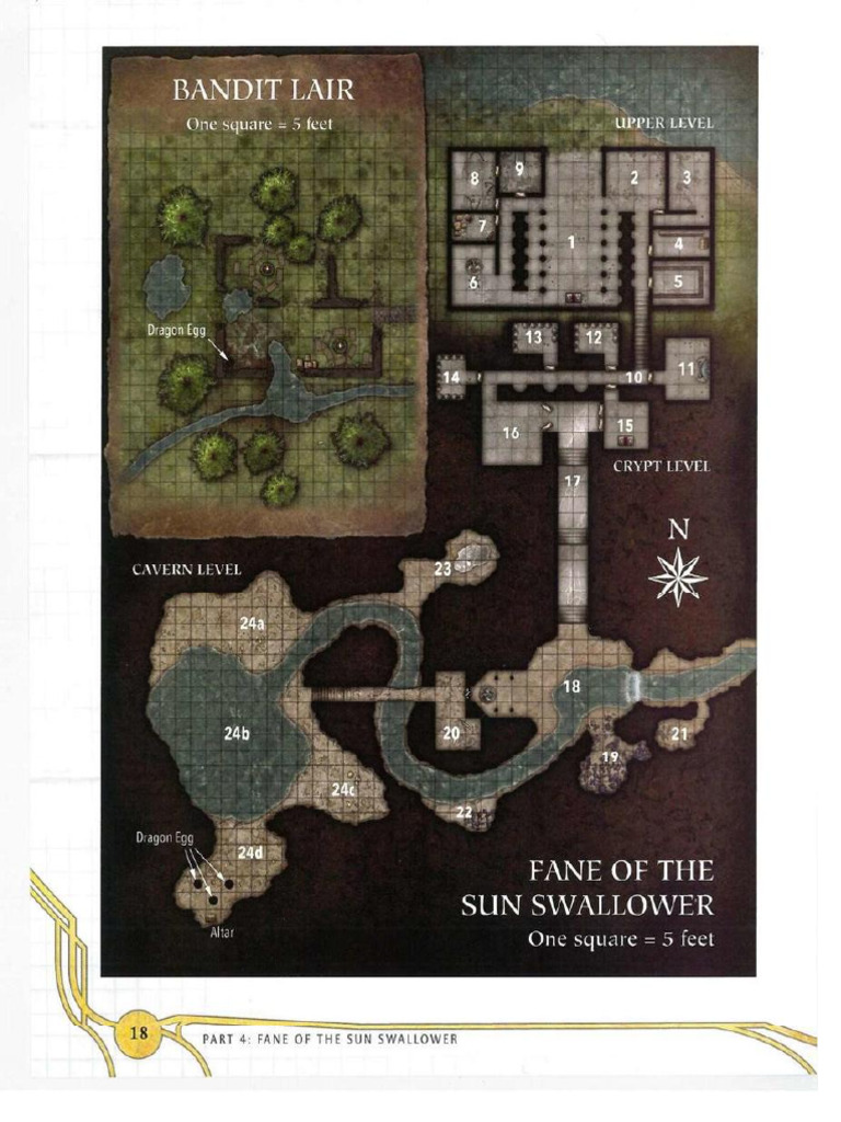 Fane of The Sun Swallower Map | PDF