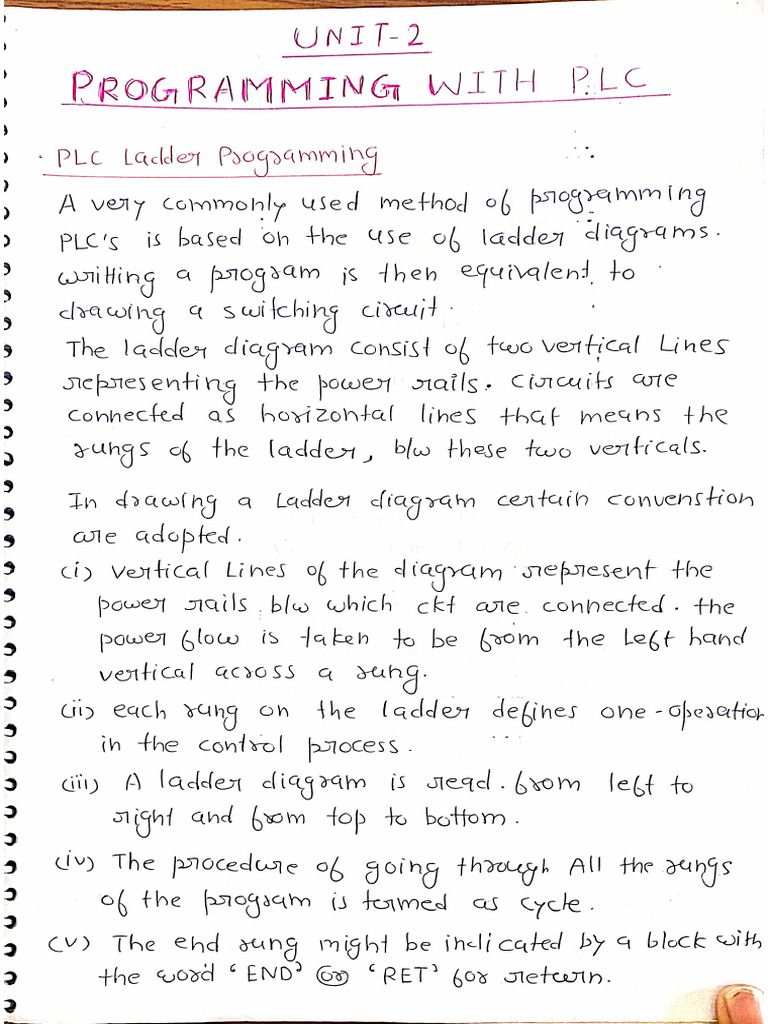 PLC Unit 2 | PDF