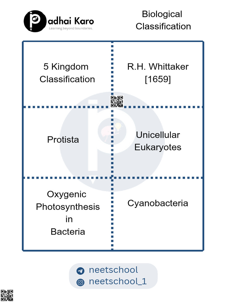 Biological Classification Flashcards | PDF