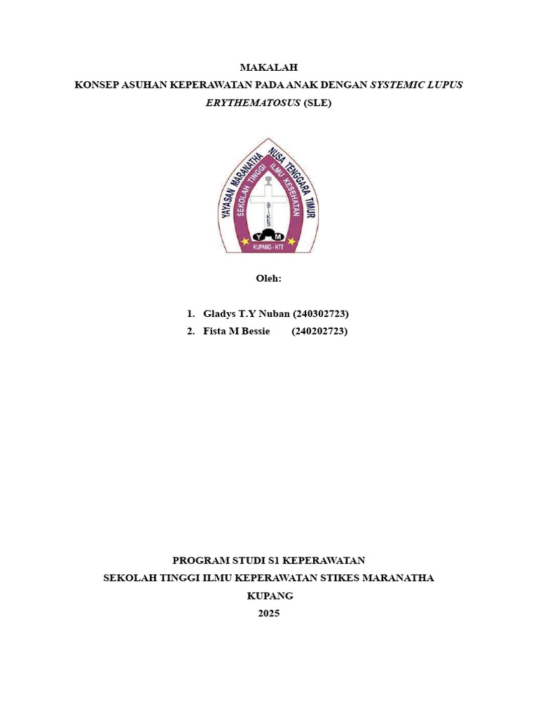 Asuhan Keperawatan Anak dengan SLE | PDF