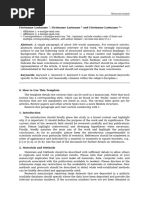 MDPI Manuscript Template Guide | PDF | Theorem | Citation