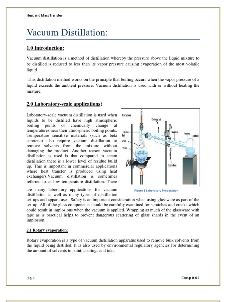 Vacuum Distillation | Download Free PDF | Distillation | Separation Processes