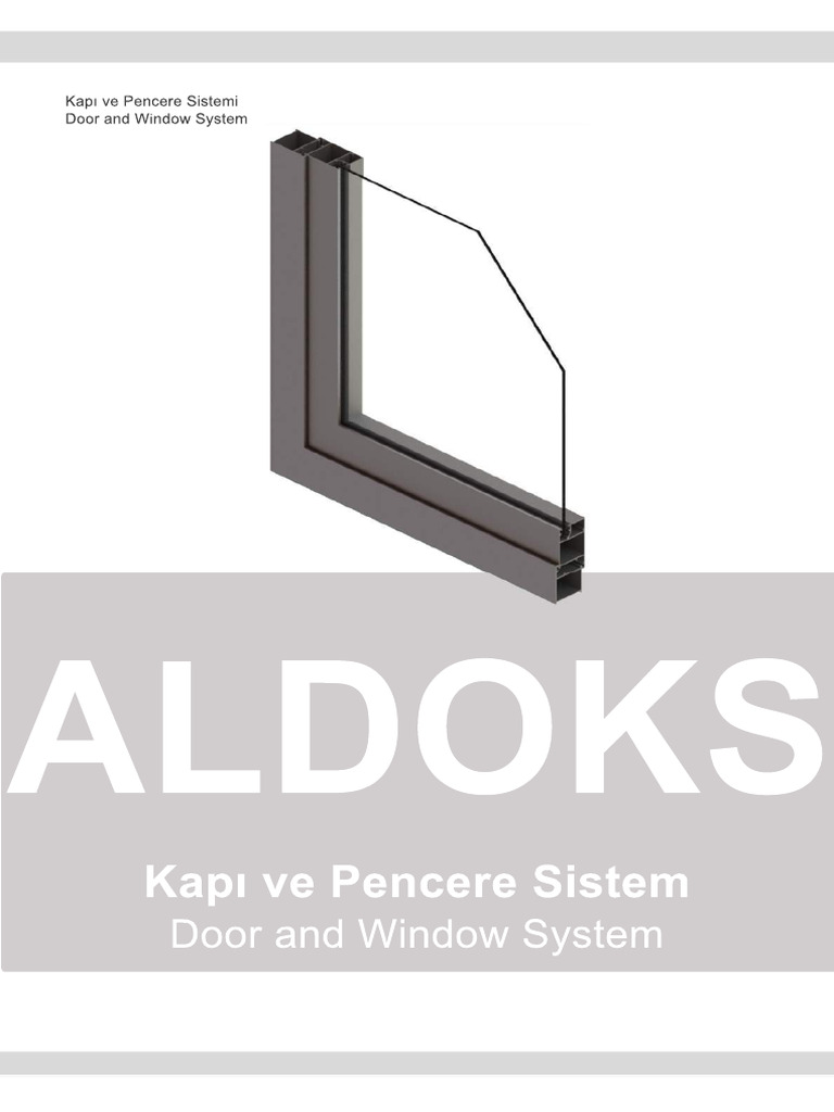 Aldoks Door and Window System Profiles | PDF | Architectural Elements ...
