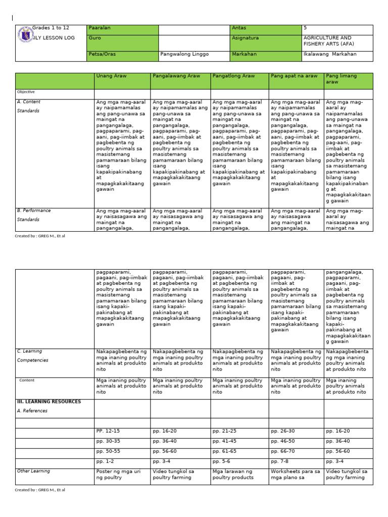 Epp 5 Q2 Week 8 | PDF