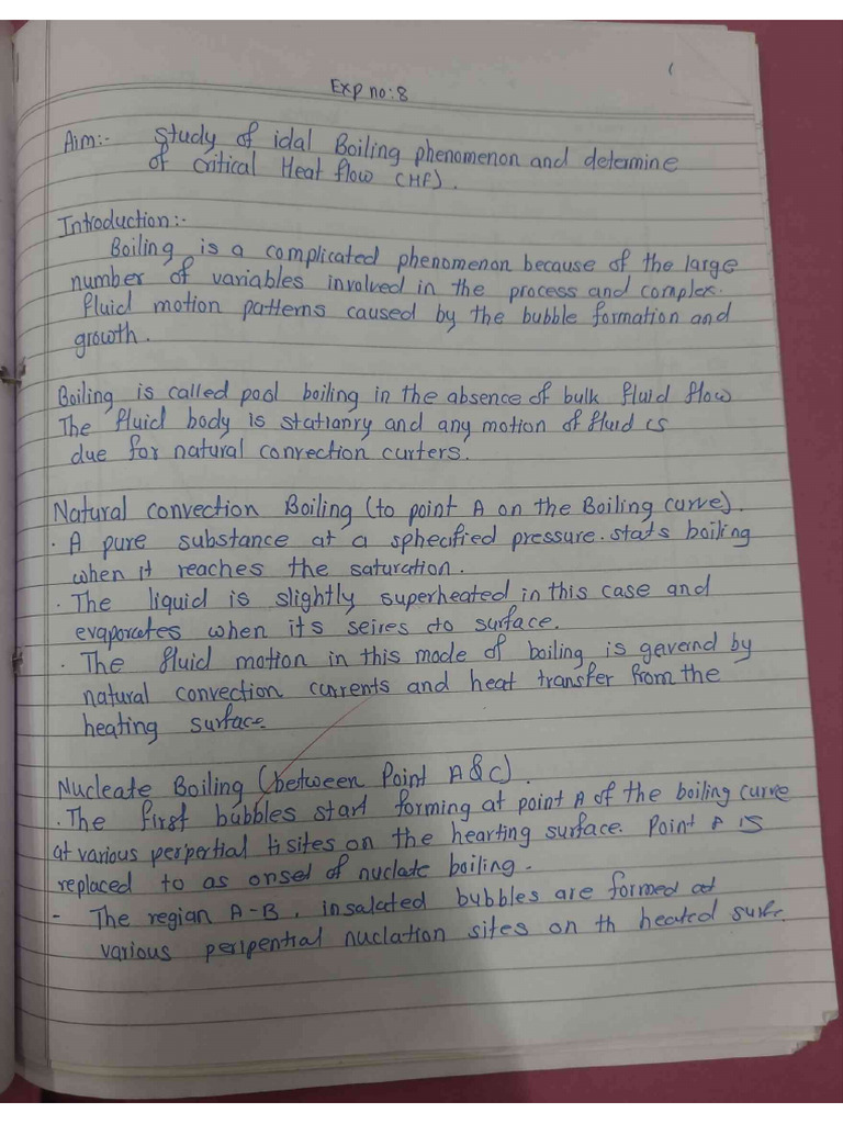 HMT Exp 8 | PDF