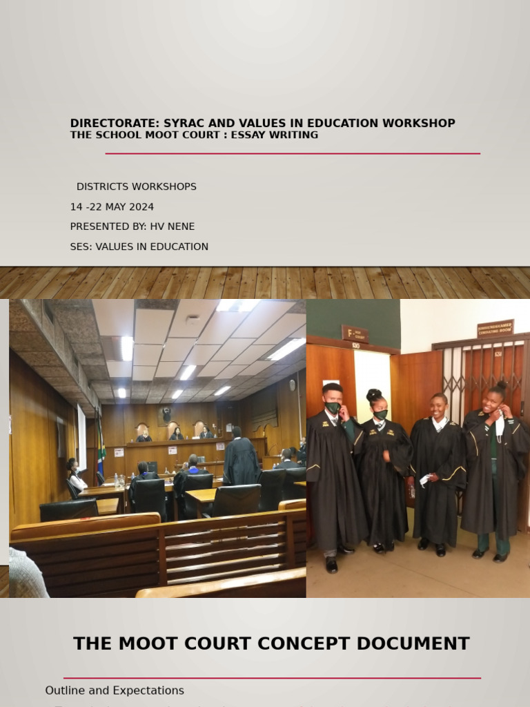 The Moot Court Concept Briefing Workshops 2022 | PDF | Essays | Argument