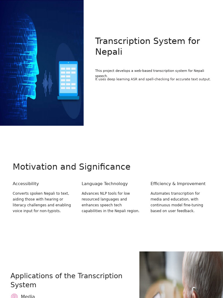 Nepali Speech-to-Text Transcription System | PDF | Speech Recognition ...