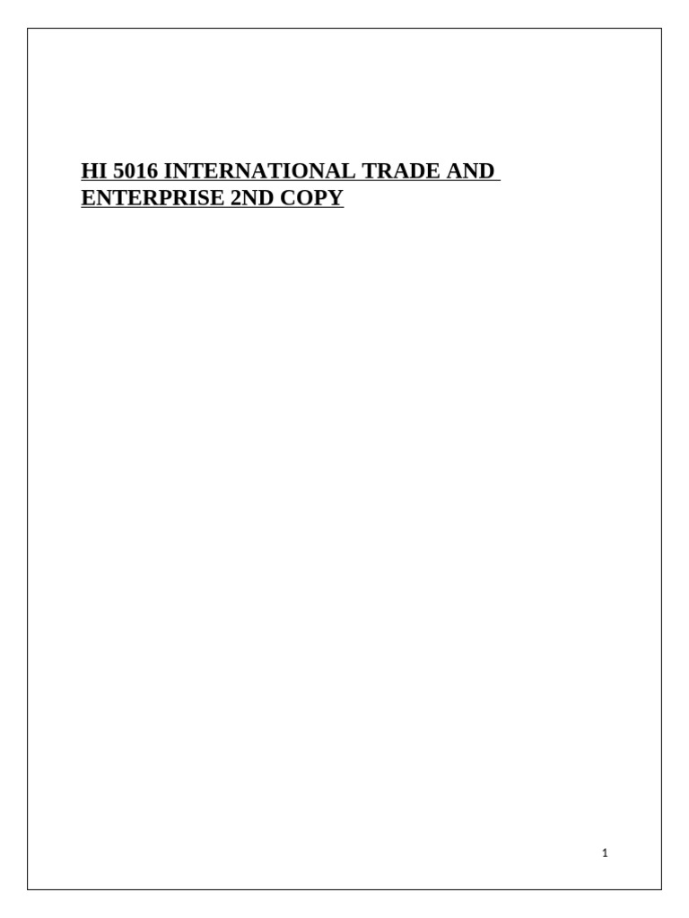 Impact of Distance on International Trade | PDF | Labour Economics ...