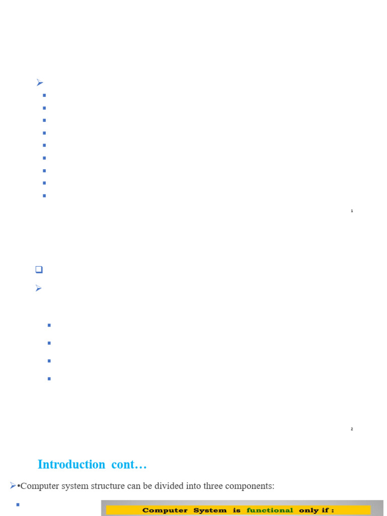 Os CH 1 | PDF | Operating System | Kernel (Operating System)