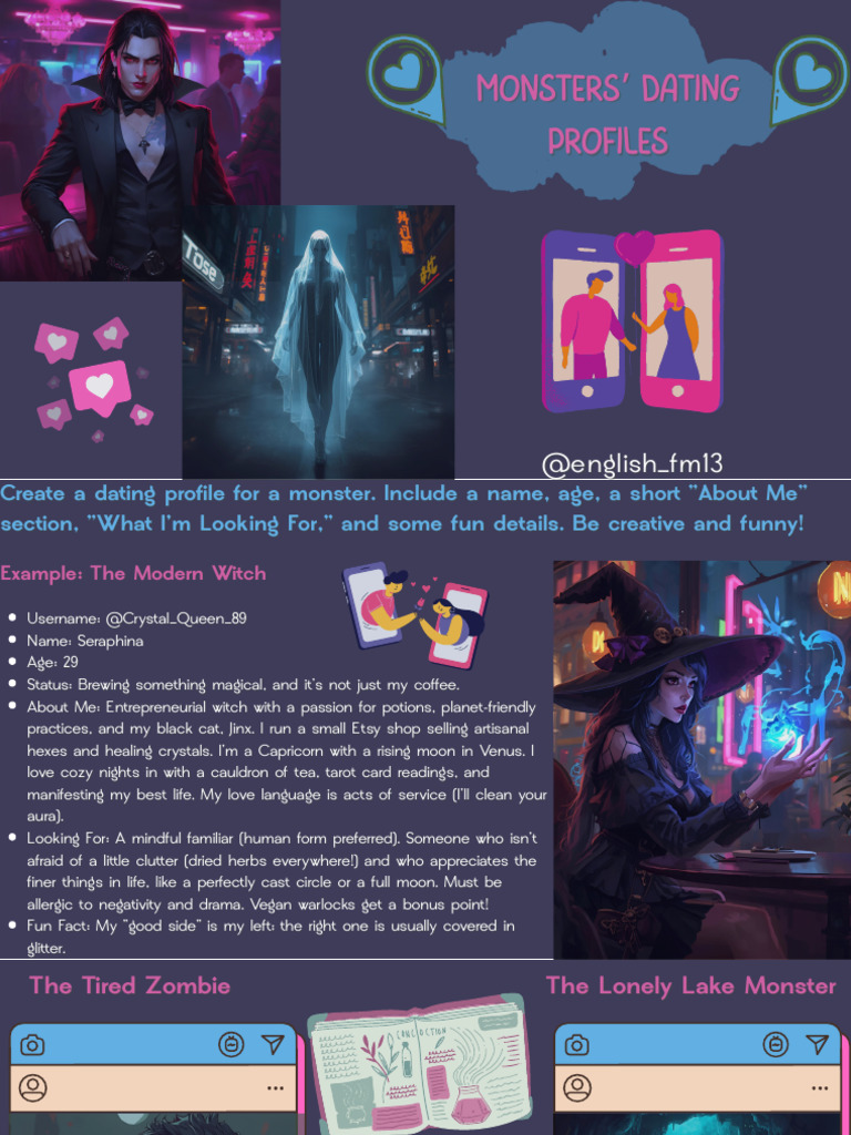 Monsters' Dating Profiles | PDF