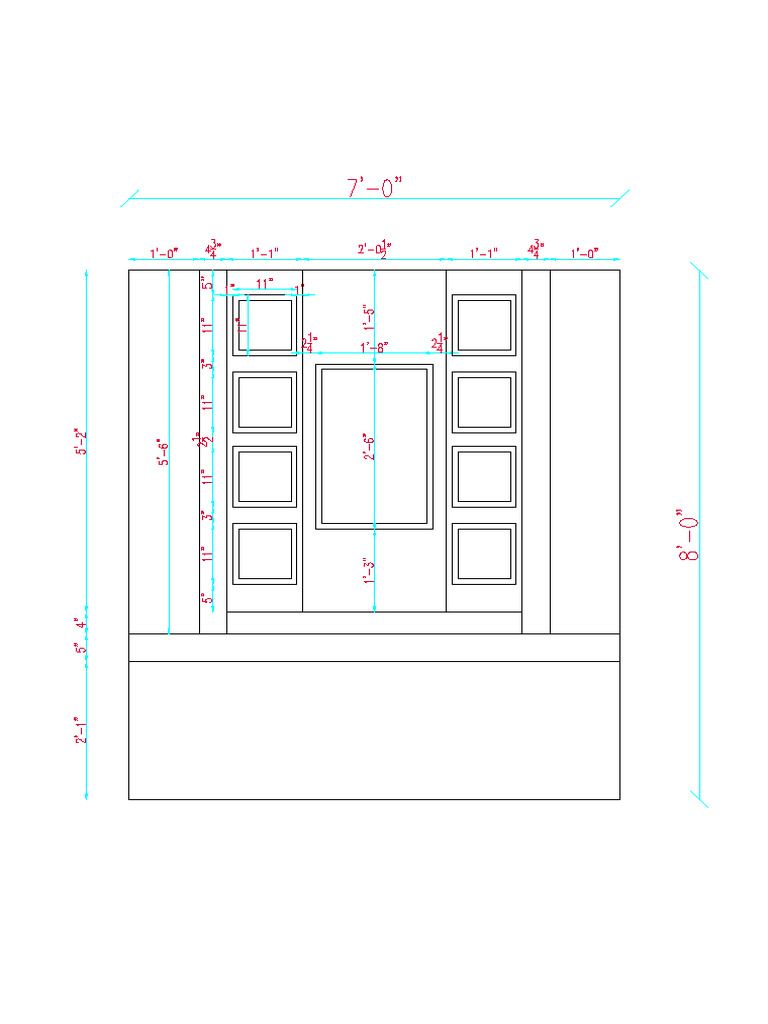 Pooja Detail Drawing | PDF