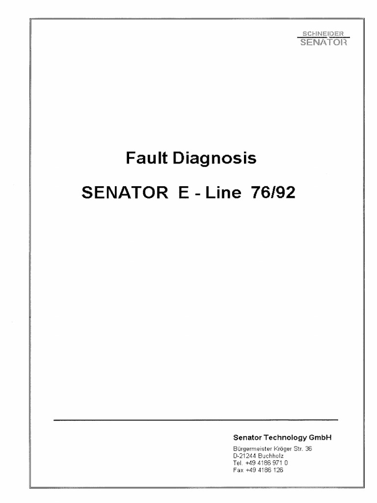 Schneider Fault D E-Line 76-92 Electronic - LED Faults | PDF