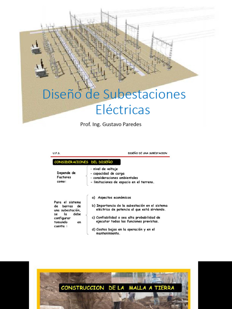 Diseño de Subestaciones | PDF | Conductor electrico | Aislador (Electricidad)
