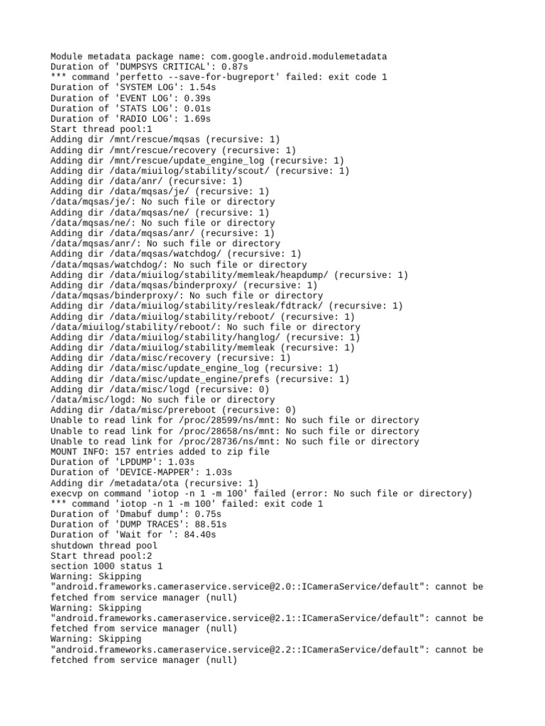 Bugreport Zircon - in TP1A.220624.014 2025 09 23 03 30 02 Dumpstate ...