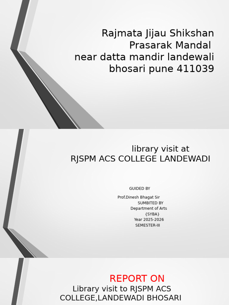 Rajmata Jijau Shikshan Prasarak Mandal Near Datta Mandir Landewali ...