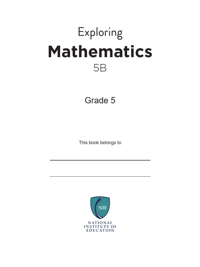 Gr.5 - Math - 5B - TB (2025) | PDF | Litre | Subtraction