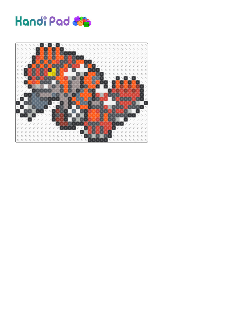Groudon Box Sprite 4010633 Pattern Reference Standard 29x29 KandiPad ...