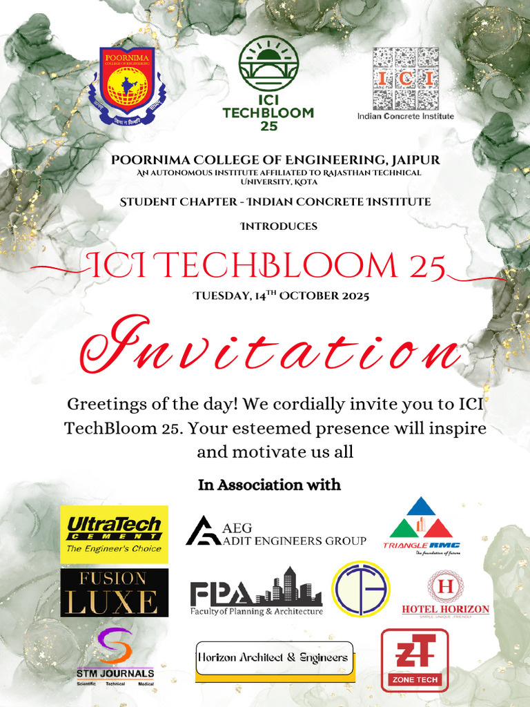ICI TechBloom 25 Invitation | PDF