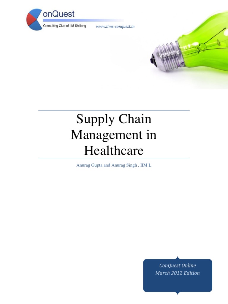 SCM in Healthcare | PDF | Supply Chain Management | Radio Frequency ...