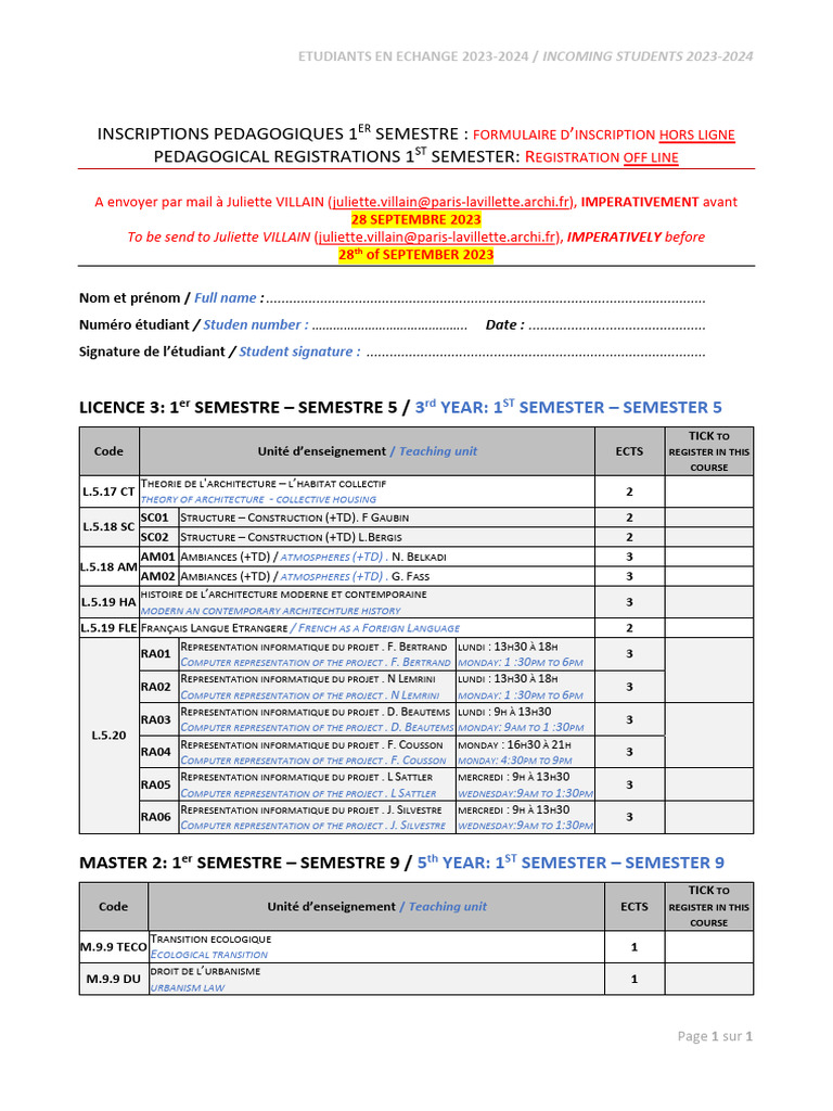 6 Offline Registration Form | PDF