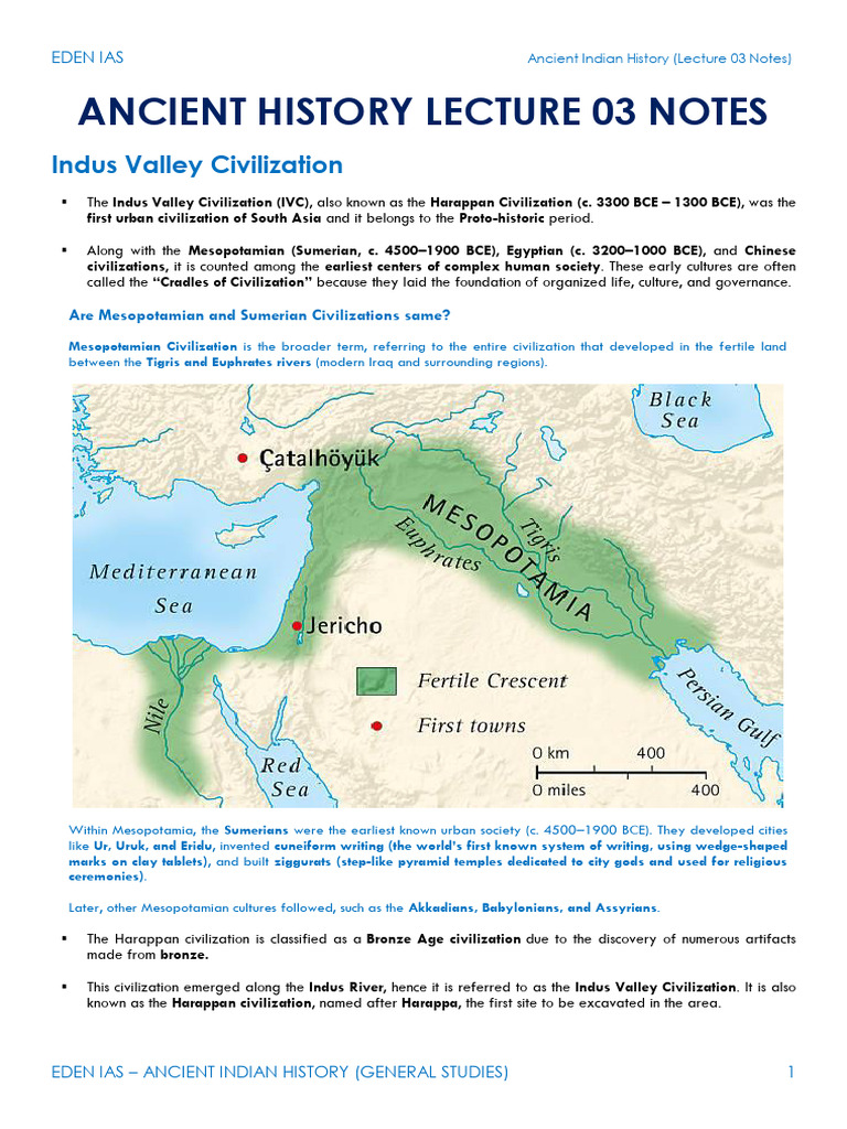 Indus Valley Civilization Overview | PDF | Mesopotamia | Sumer