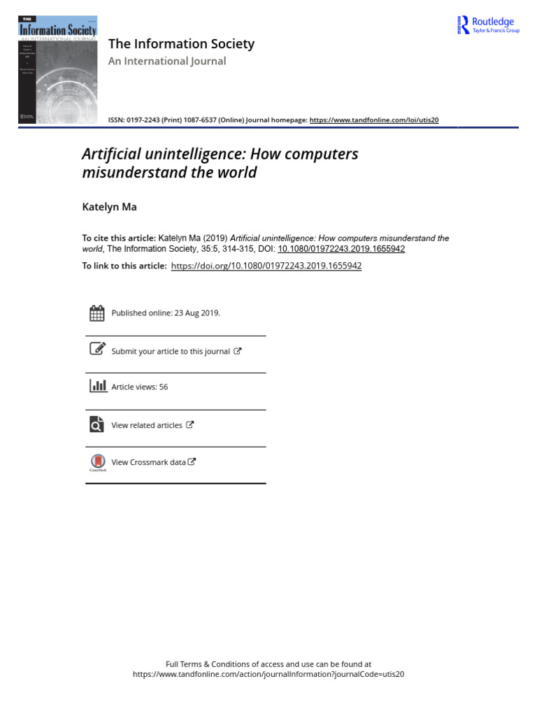 Artificial Unintelligence Explained | PDF | Artificial Intelligence ...