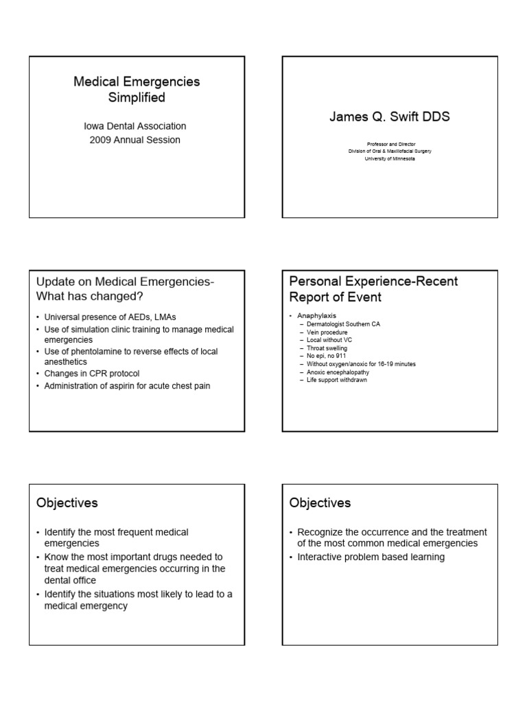Medical Emergencies Simplified 2009iowa Swift2 | PDF | Asthma | Diseases And Disorders