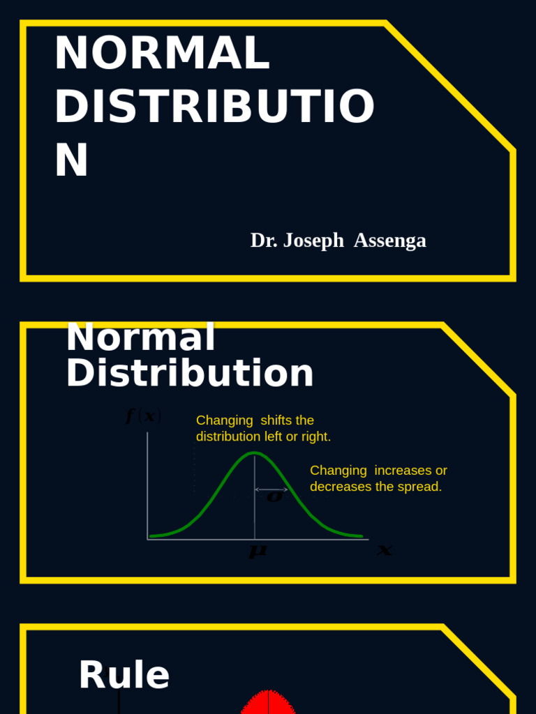 Understanding Normal Distribution and T-Tests | PDF | Statistical ...