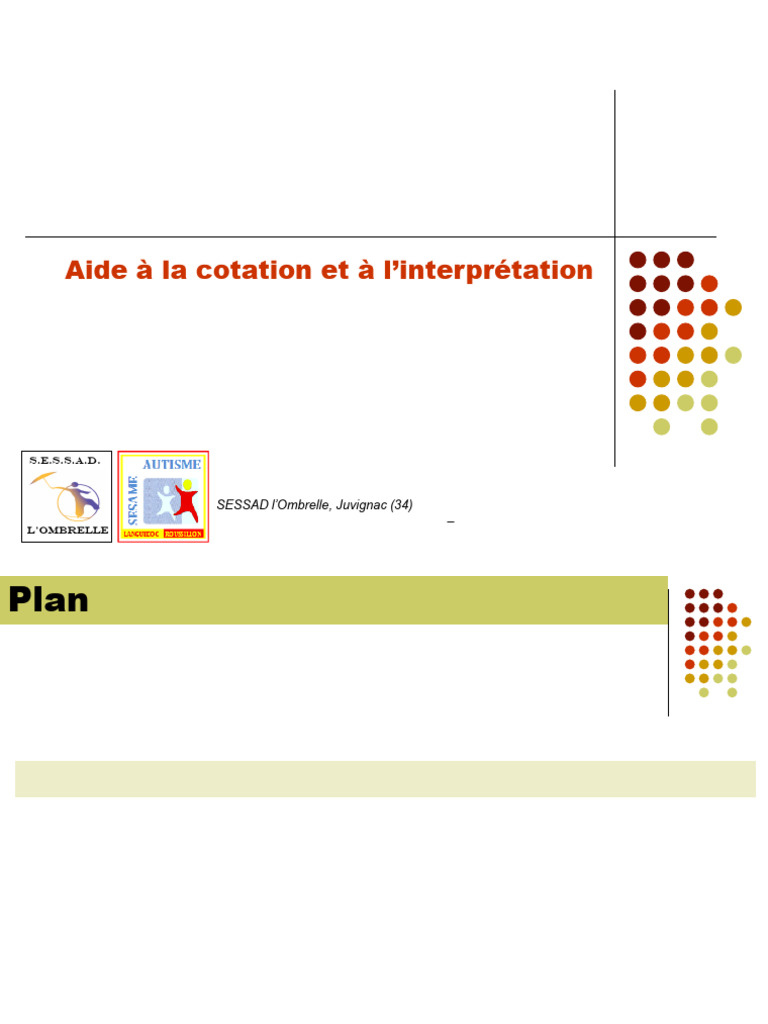 Cotation Profil Sensoriel - Coralie Réveillé | PDF | Sciences ...