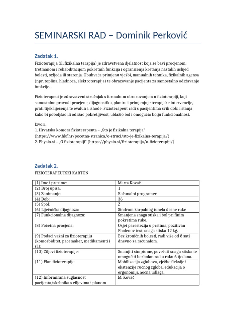Seminarski Rad Tablica DP | PDF