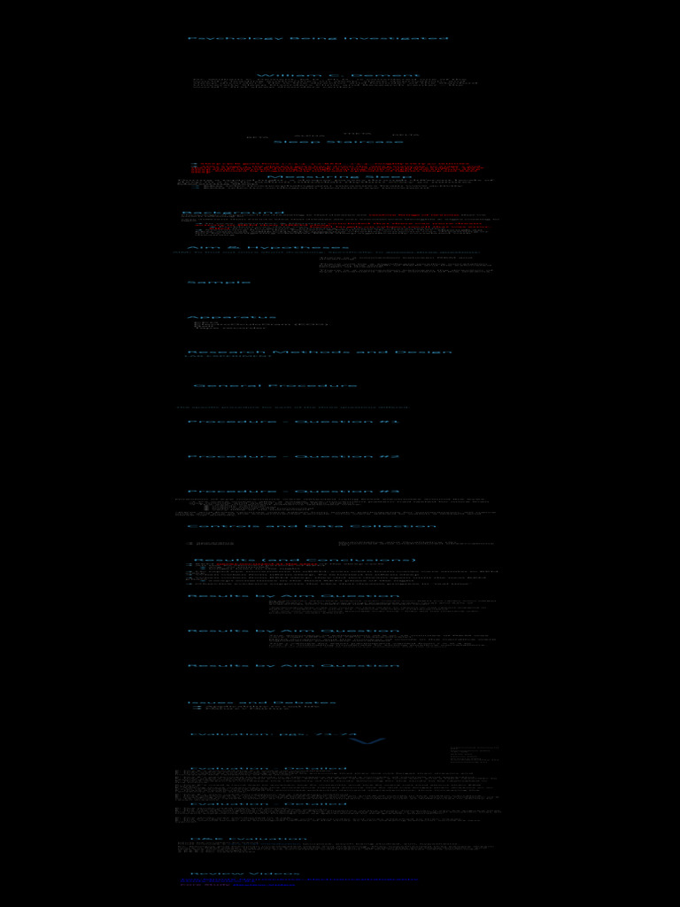 Dement - Kleitman Lecture Slides | PDF | Rapid Eye Movement Sleep | Sleep