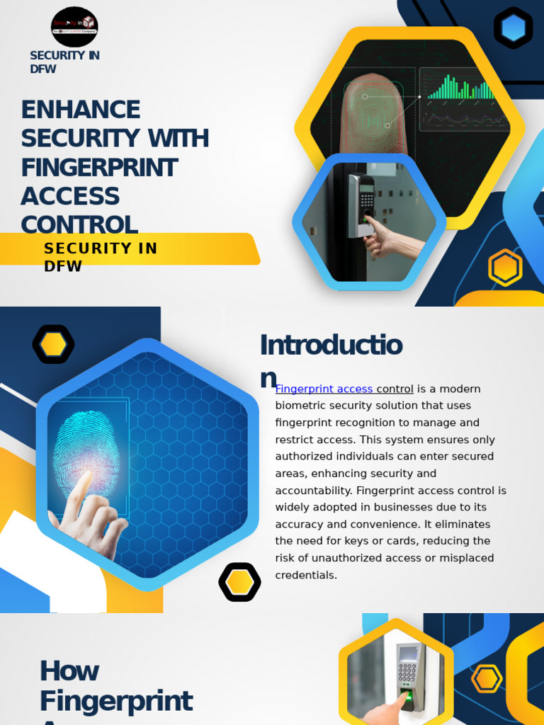 Enhance Security With Fingerprint Access Control | PDF