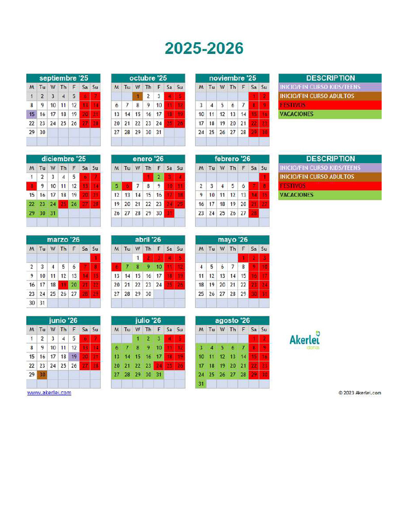 Calendario 25-26 | PDF
