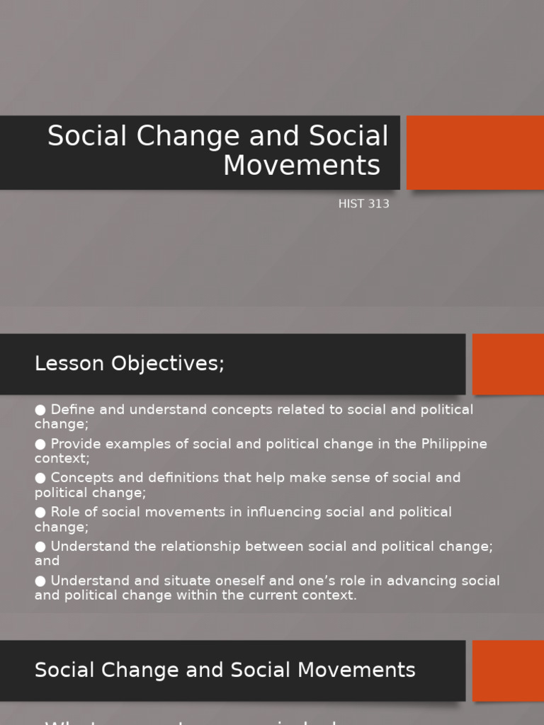 Social Change and Social Movements Hist 313 | PDF | Feminism | Gender ...