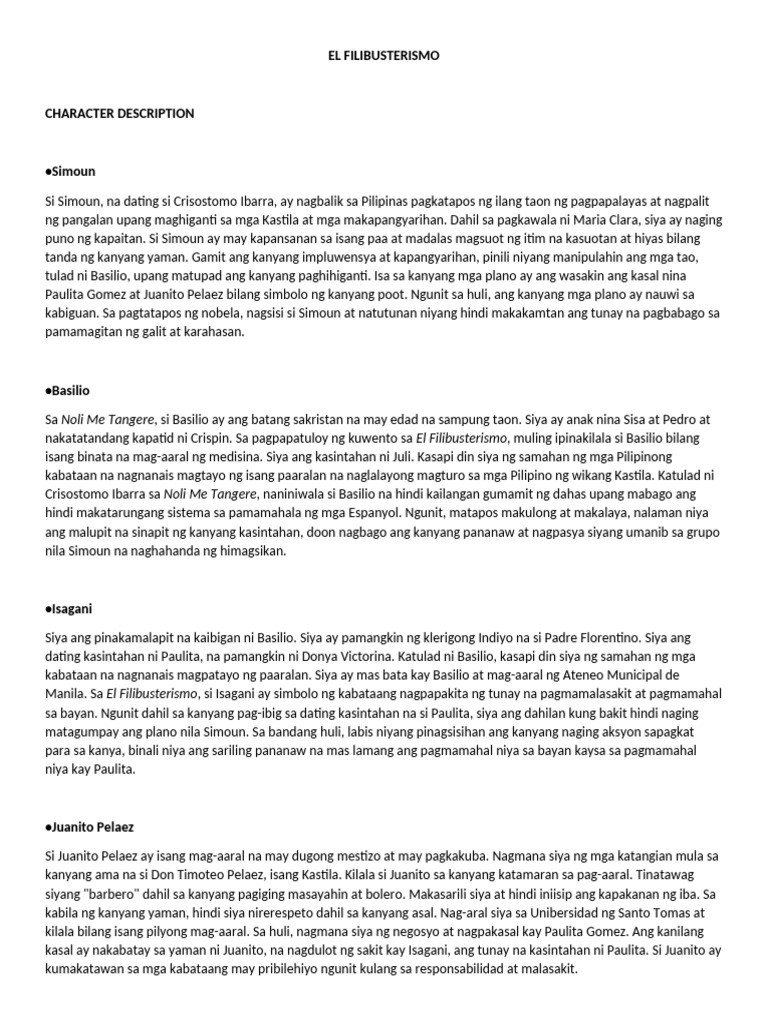 El Filibusterismo | PDF
