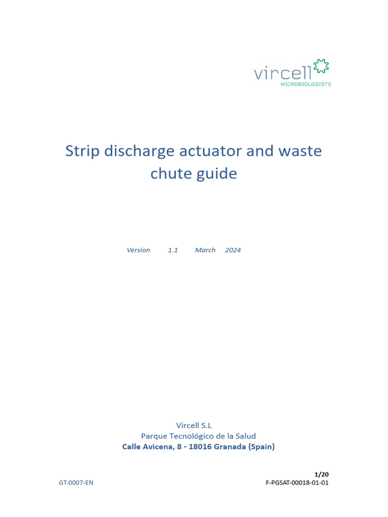 GT-0007 Strip Discharge Actuator and Waste Chute Guide | PDF | Computer ...